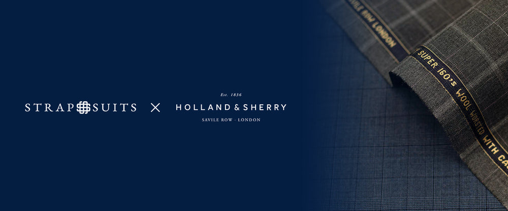 Grey Luxury English Flannel Watch Strap